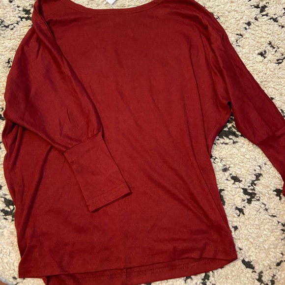 Tops | Red Long Sleeve | Poshmark